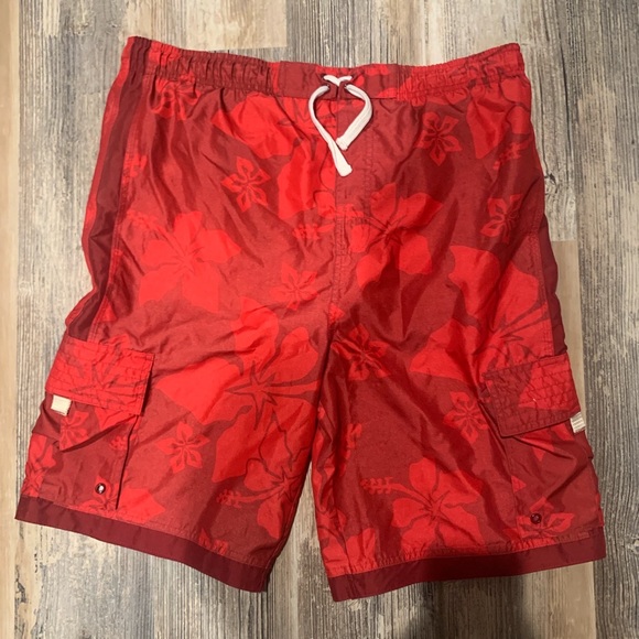 Sonoma | Swim | Red Swimsuit Swim Shorts Bathing Suit For Men | Poshmark